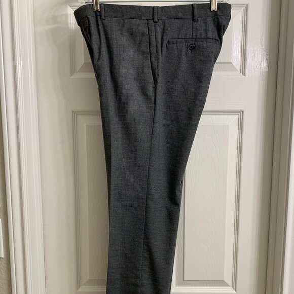 Structure | Pants | Structure Brand Mens Gray Pinstripe Dress Pants ...